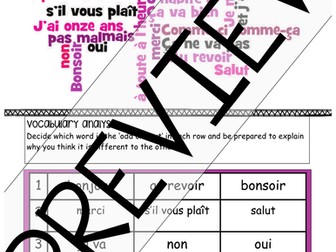 French Greetings Bundle | Teaching Resources