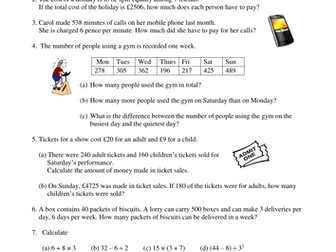 National 4 and 5 Lifeskills Maths Resources | Teaching Resources
