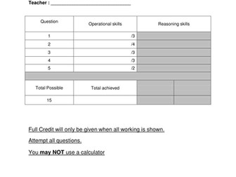 National 4 and 5 Lifeskills Maths Resources | Teaching Resources