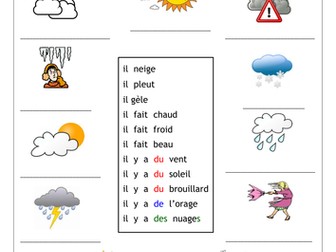 FRENCH ~ Quel temps fait-il? Bundle by labellaroma | Teaching Resources