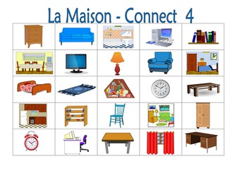 FRENCH ~ La Maison, Les Pièces de la Maison, Les Meubles et Ma Chambre ...