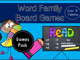 Spelling and Reading Word Family Bundle | Teaching Resources