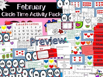 Circle Time Activity Pack for the ENTIRE YEAR | Teaching Resources