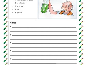 BFG Literacy Bumper Pack by juliannebritton - Teaching Resources - Tes