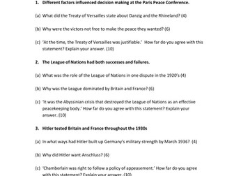 IGCSE History Assessments | Teaching Resources