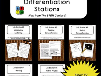 Science Differentiation Stations Bundle! | Teaching Resources
