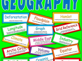 *GEOGRAPHY BUNDLE* ACTIVITIES, KEY WORD DISPLAY, CONTINENTS AND OCEANS ...