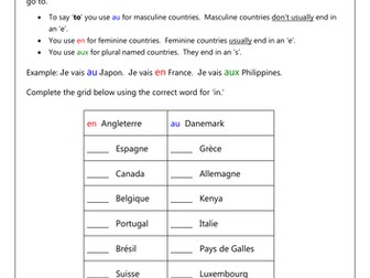 FRENCH ~ LES VACANCES ~ BUNDLE | Teaching Resources