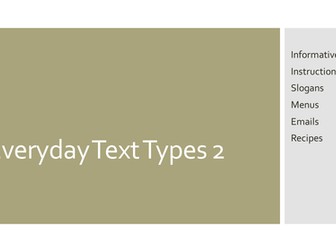 Everyday Text Types - How to (ALL) - SAVE 50% | Teaching Resources