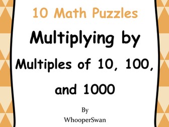 Multiplication Math Puzzles Bundle | Teaching Resources