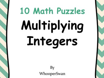 Integers Math Puzzles Bundle | Teaching Resources