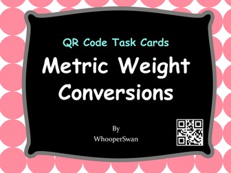 QR Code Measurement Task Cards Bundle | Teaching Resources