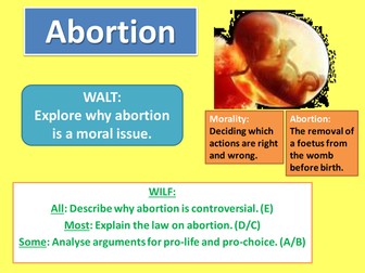 Abortion from a non-religious perspective | Teaching Resources