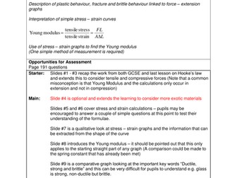 A-Level Physics - Materials - 4 PowerPoints and lesson plans by ...