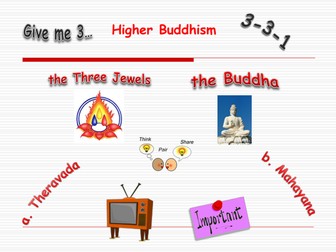 The Three Jewels by Think_About_It - Teaching Resources - Tes