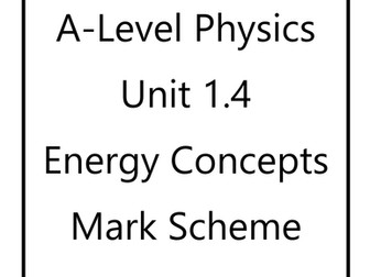 WJEC A level Physics unit 1 workbooks & mark schemes | Teaching Resources