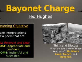 Bayonet Charge - Ted Hughes - Bundle! | Teaching Resources
