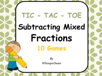 Fractions Tic-Tac-Toe Bundle | Teaching Resources