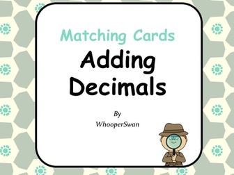 Decimals Matching Cards Bundle | Teaching Resources