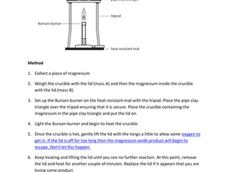 AQA 9-1 GCSE Chemistry - Unit 1 Worksheet Bundle | Teaching Resources