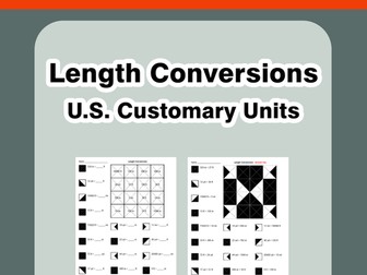 Measurement Conversion Coloring Worksheets Bundle | Teaching Resources