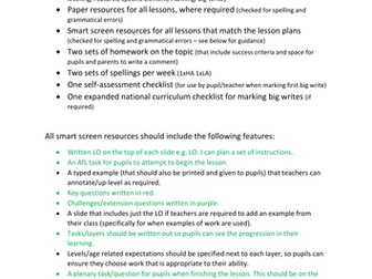 SLT Document Pack | Teaching Resources