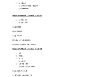 Maths Skills in A level Biology | Teaching Resources