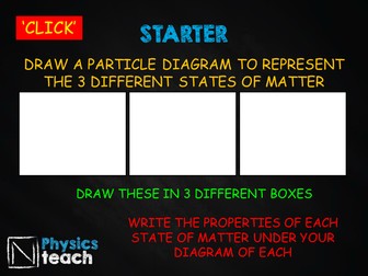 GCSE AQA Physics - Particle Model of Matter by Nteach - Teaching ...