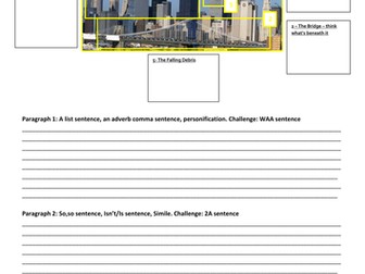 Descriptive Writing Scaffolding | Teaching Resources