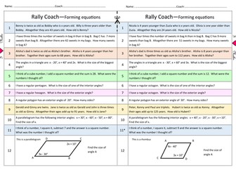 Rally Coach ONESIE bundle | Teaching Resources