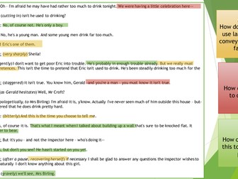 An Inspector Calls - New AQA GCSE 9-1 - Scaffolded Extract Pack (Lit ...