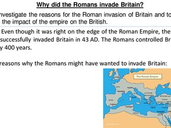 *Six Full Lessons* The Roman Empire | Teaching Resources