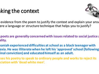 Edexcel conflict poetry new specification 9-1 GCSE all 15 poems ...