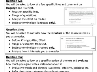 AQA style GCSE English Language Paper 1 bundle | Teaching Resources