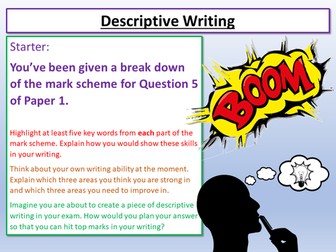 AQA English Language GCSE Paper 1 by Lead_Practitioner - Teaching ...