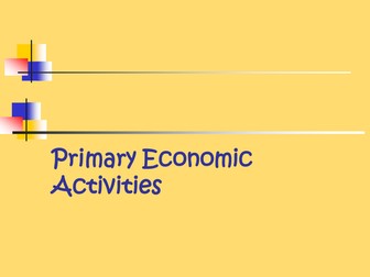 Economic Activities | Teaching Resources