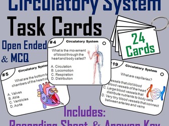 Anatomy Task Cards Bundle: Human Body Systems | Teaching Resources