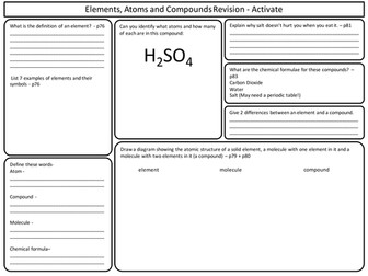 KS3 Activate 1 Science Book Revision Bundle | Teaching Resources
