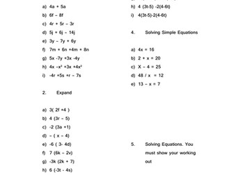 AlgebraTests | Teaching Resources