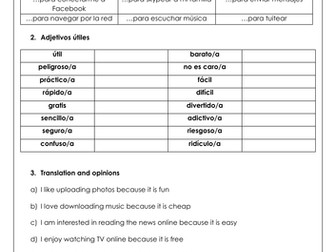 Spanish media / new technology Internet & TV GCSE resources by RL6 ...