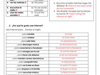 Bumper GCSE Spanish Media & New Technology Bundle: Internet, TV, Social ...