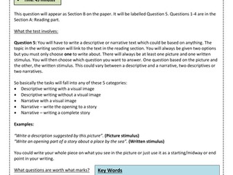 GCSE AQA English Language & Literature Exam Revision Sheets | Teaching ...