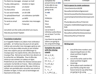 Home, school, independent learning French various topics | Teaching ...
