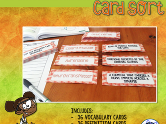 GCSE Biology Vocabulary Card Sort Growing Bundle | Teaching Resources