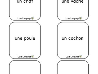 French Living Things - Habitats and Adult and Baby Animals Bundle ...