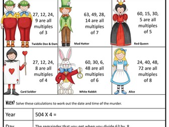 6 Maths Murder Mystery Bundle (KS2 Revision, SATs) | Teaching Resources