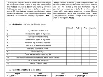 Spanish my home, house and area bundle: 6 resource packs by ...