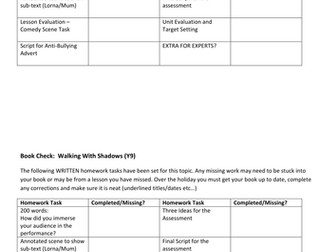 Complete Year 9 Drama Curriculum | Teaching Resources