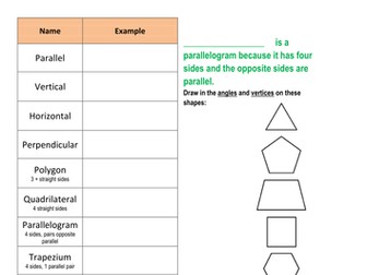Year 4 Mathematics: 2D Shape | Teaching Resources