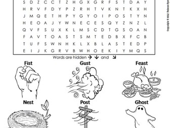 Final Consonant Blends Word Search Bundle by ScienceSpot - Teaching ...